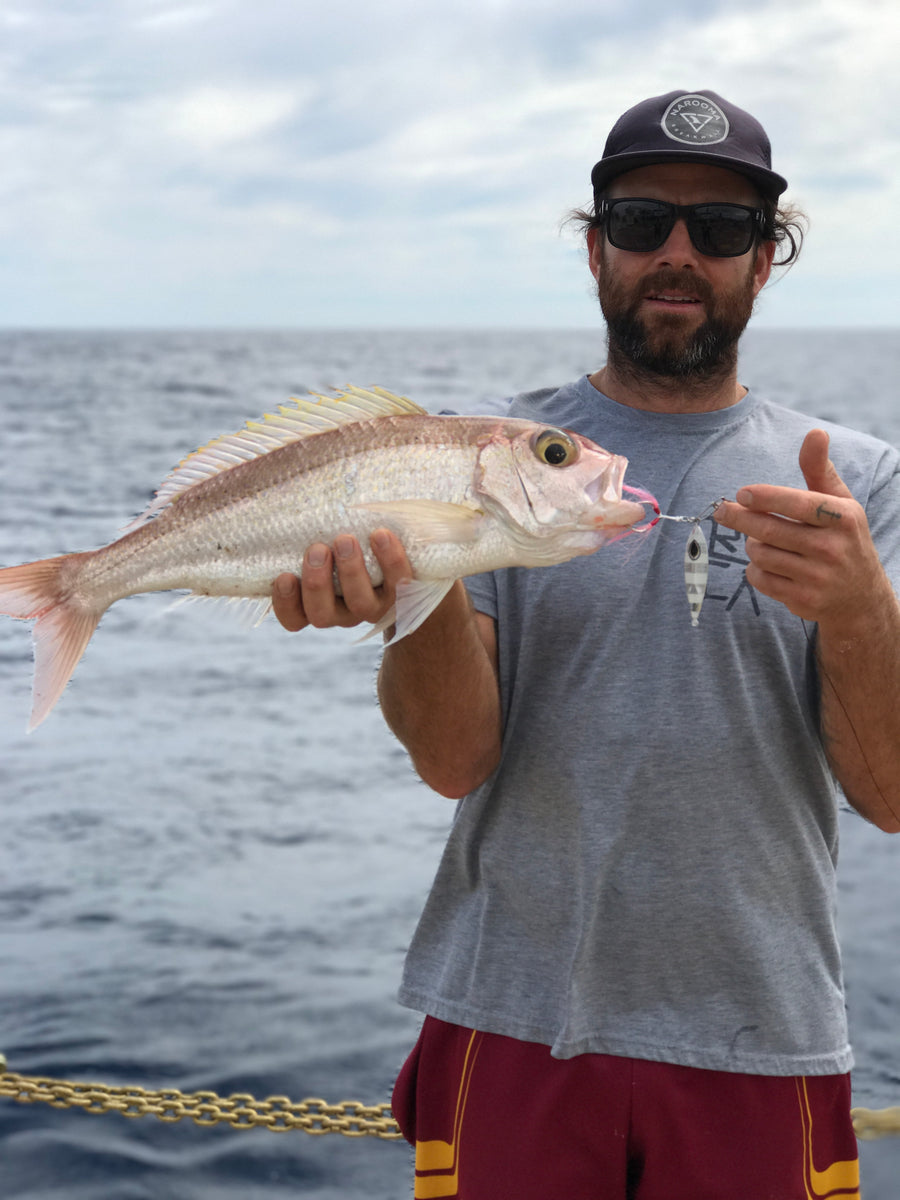 Snapper Slappa- Silver & White – Montague Jigs